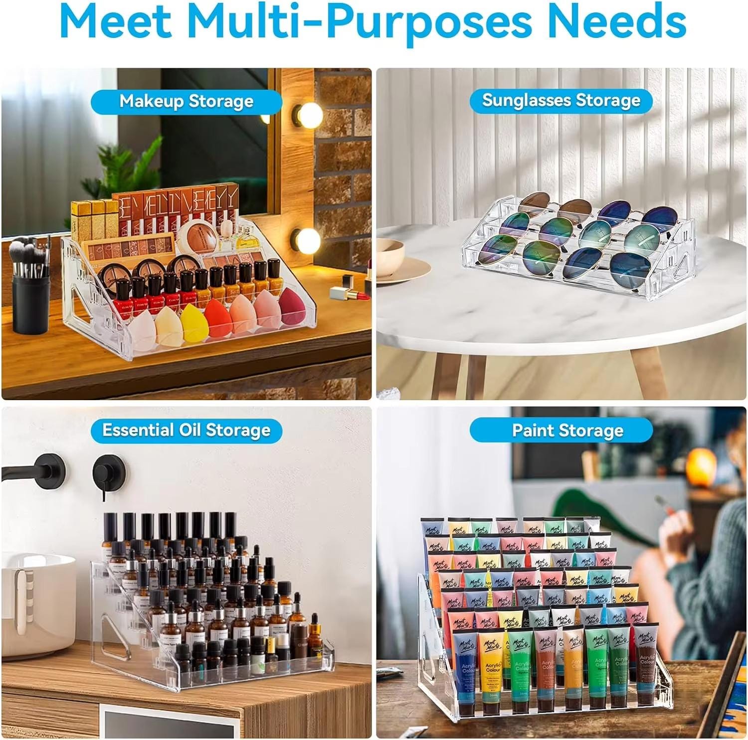 Acrylic Transparent Multi-layer, Display Stand, Lipstick Storage Box ...