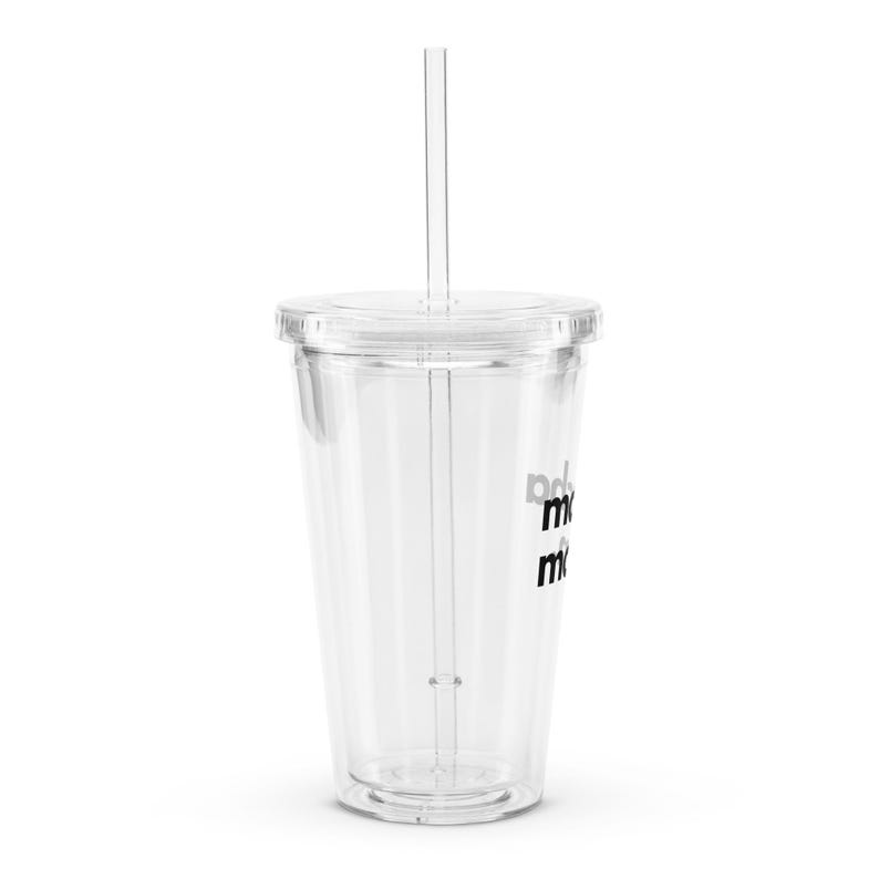 MATCHA MOM 16oz Clear Acrylic Tumbler With Straw – Iced Matcha Cup for ...