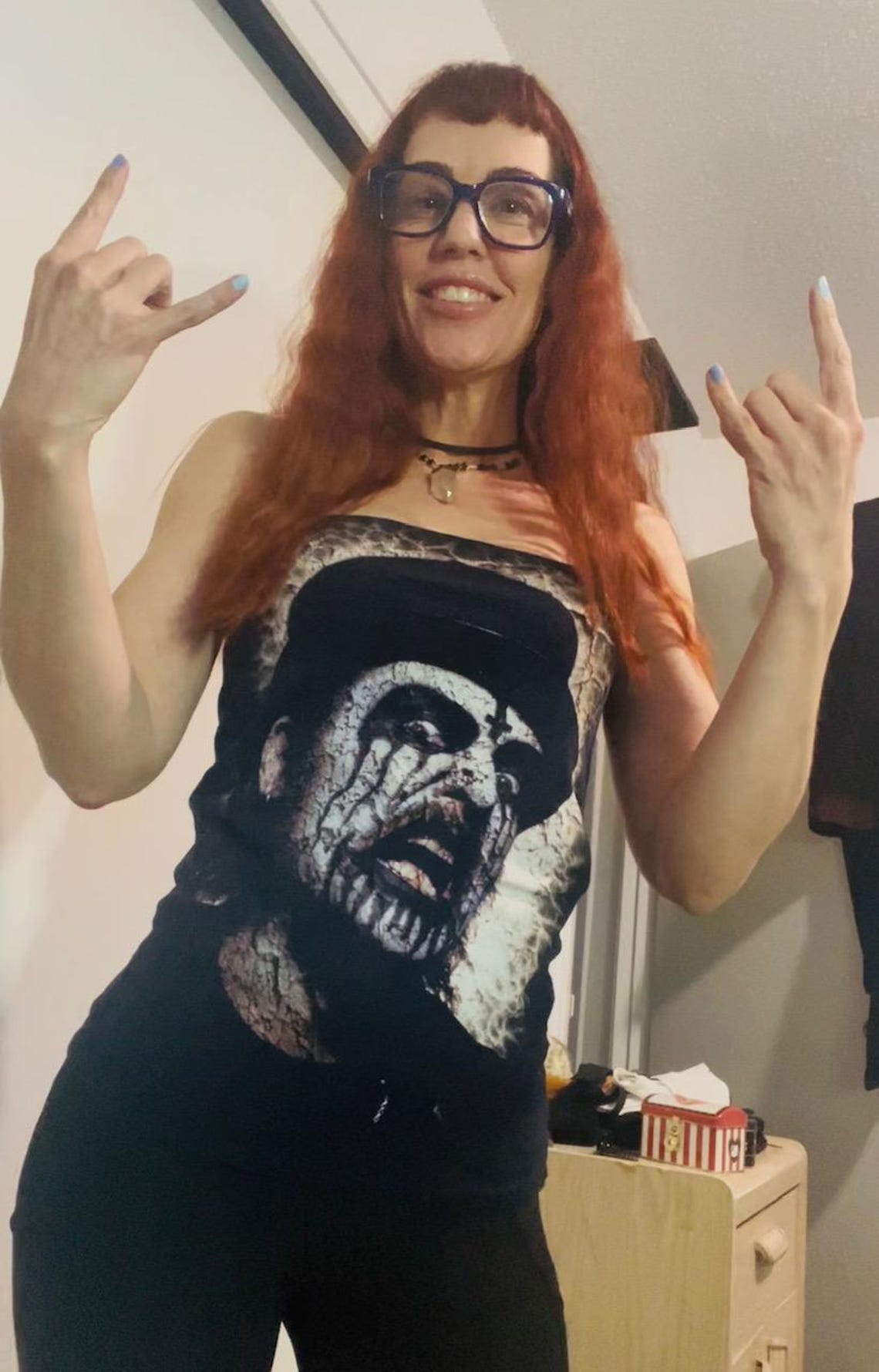 Upcycled Vintage Mercyful Fate Halter Top King Diamond - Etsy