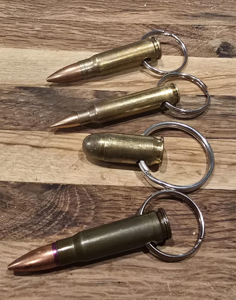 Real Bullet Keychains. Multiple Calibers. **not Live Rounds** - Etsy