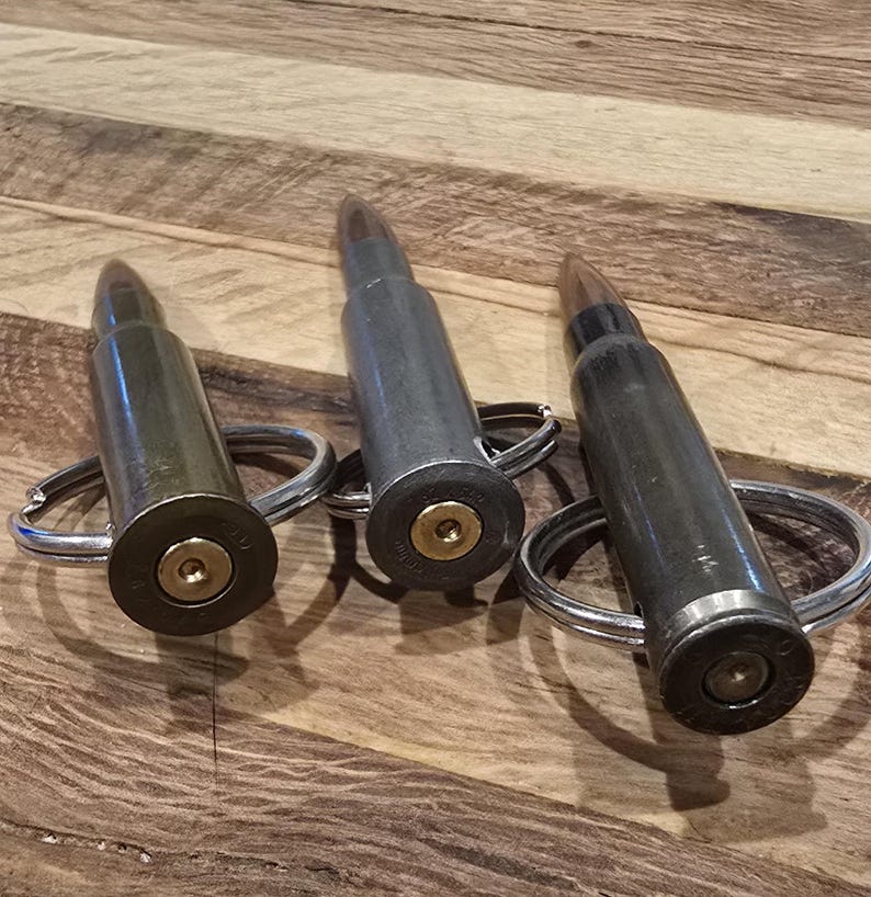 Real Bullet Keychains. Multiple Calibers. **not Live Rounds** - Etsy