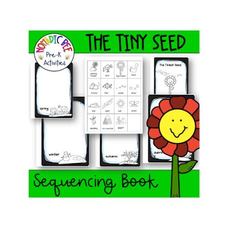 The Tiny Seed Activities - Sequencing Book - Etsy