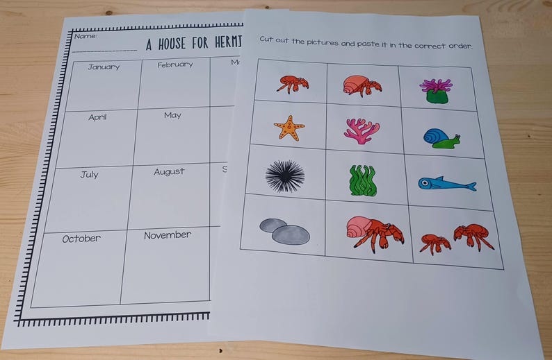 A House for Hermit Crab Activities - Etsy