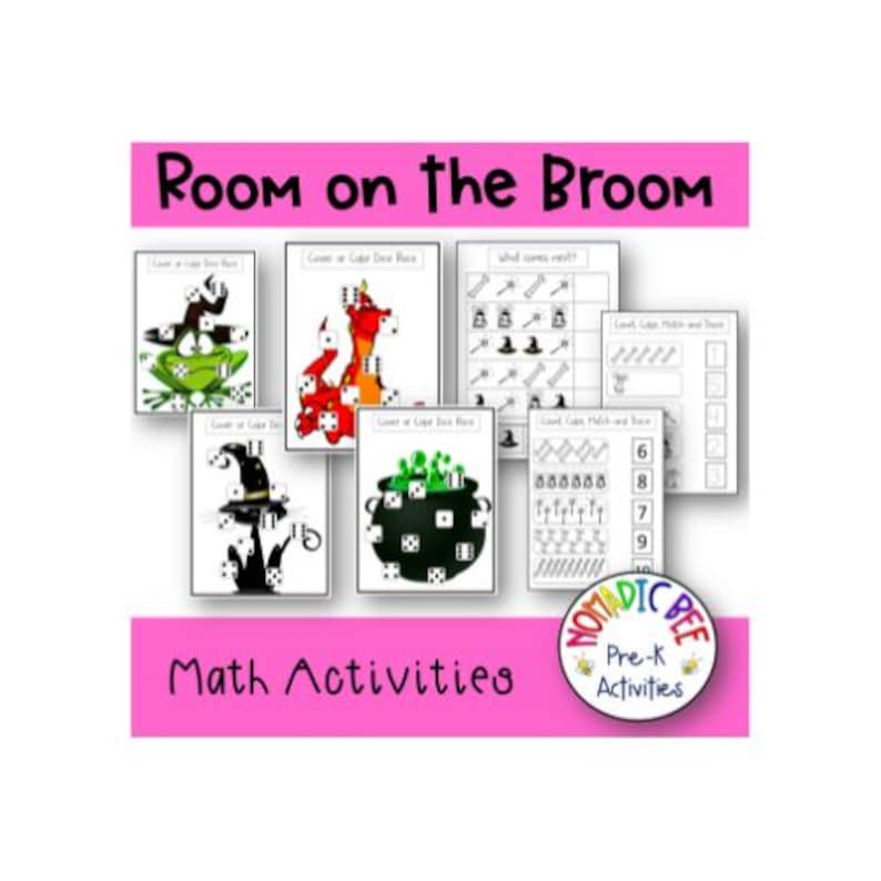 Room on the Broom Activities - Math - Etsy