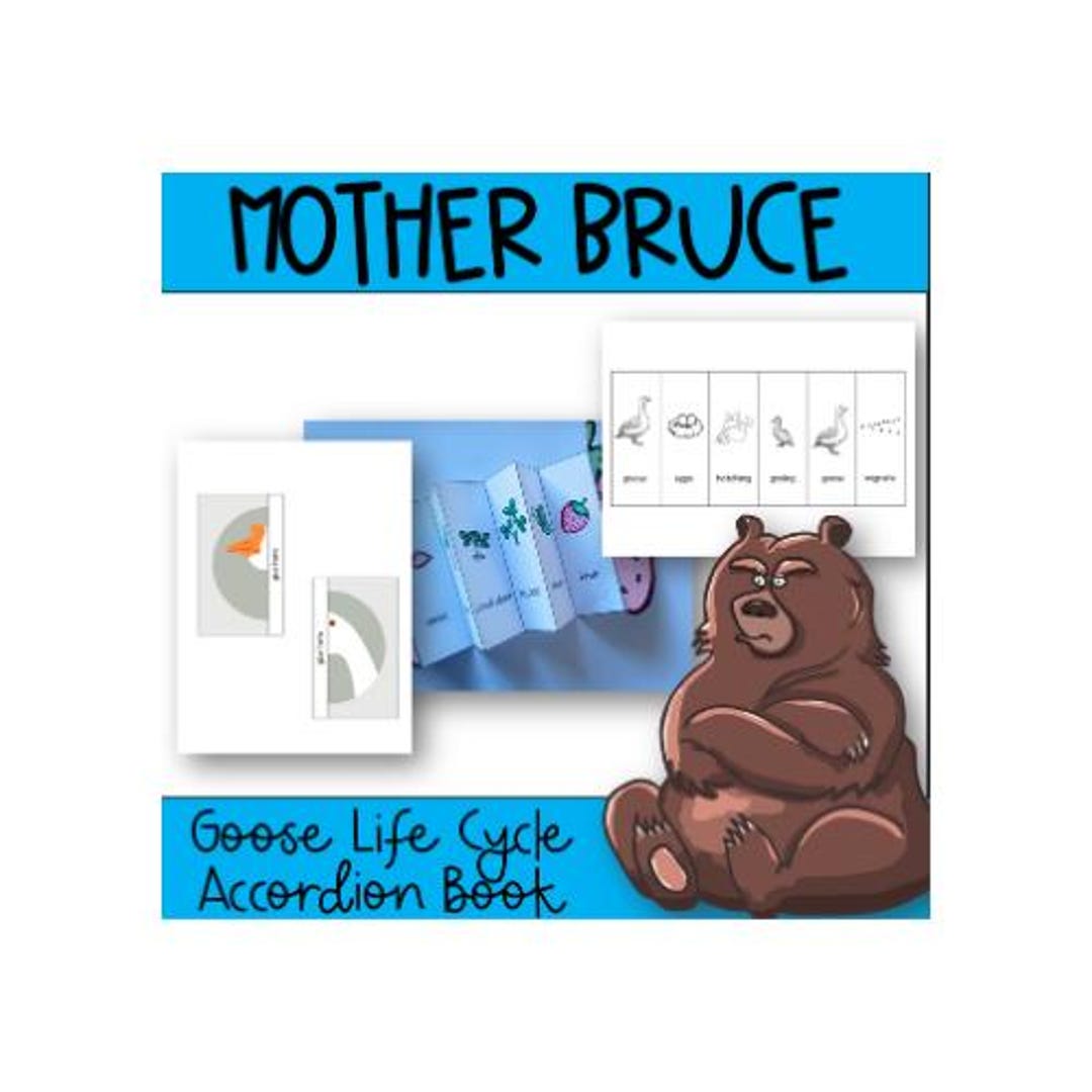 Mother Bruce Activities - Goose Life Cycle Accordion Book - Etsy