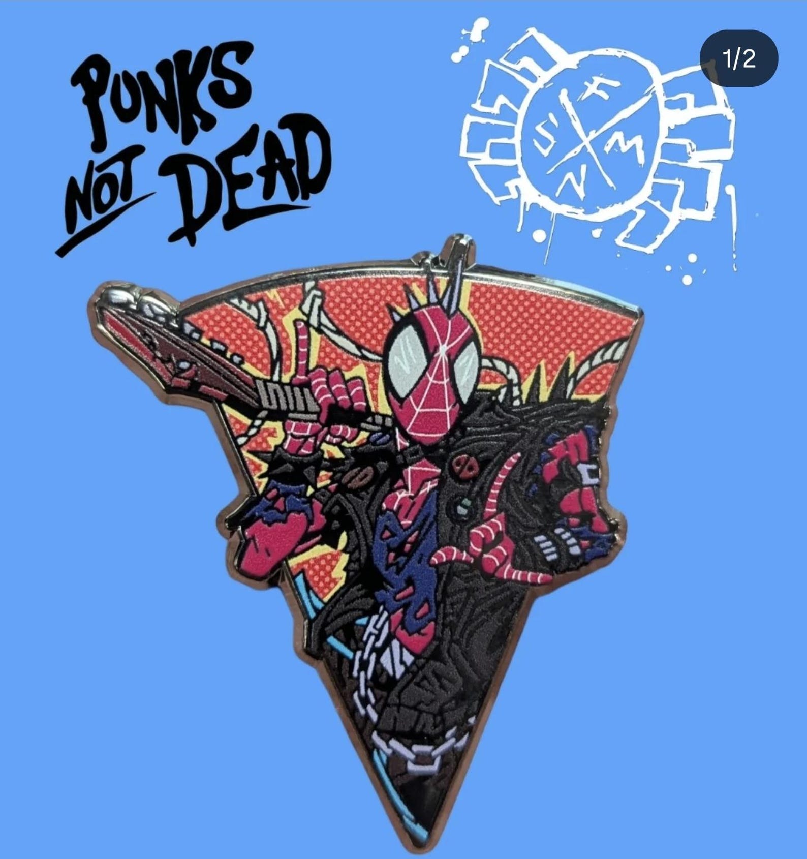 Spidey Guitar Pick Pin - Etsy