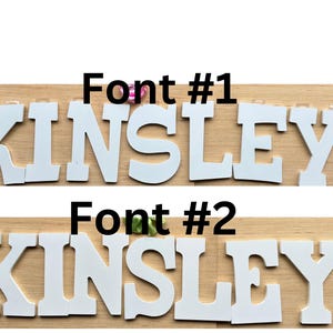 Personalized Letters for Wall in Nursery or Child's Bedroom, Hand ...