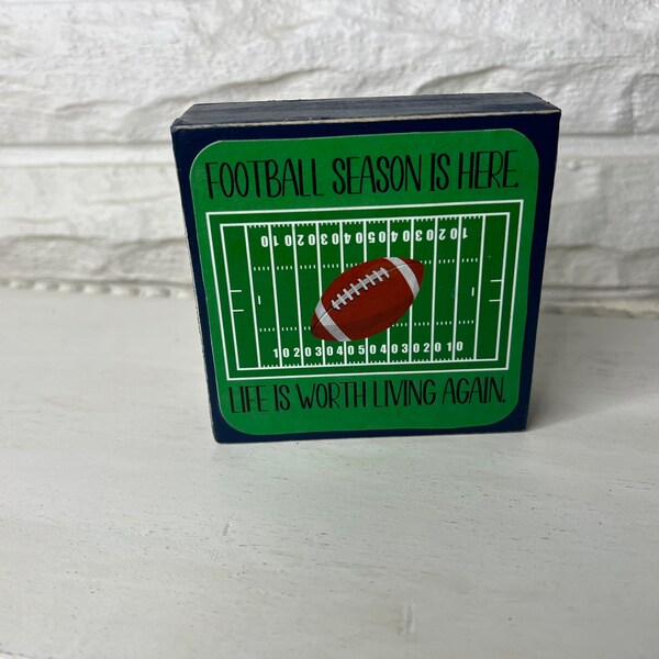 Football Season Sign - Etsy