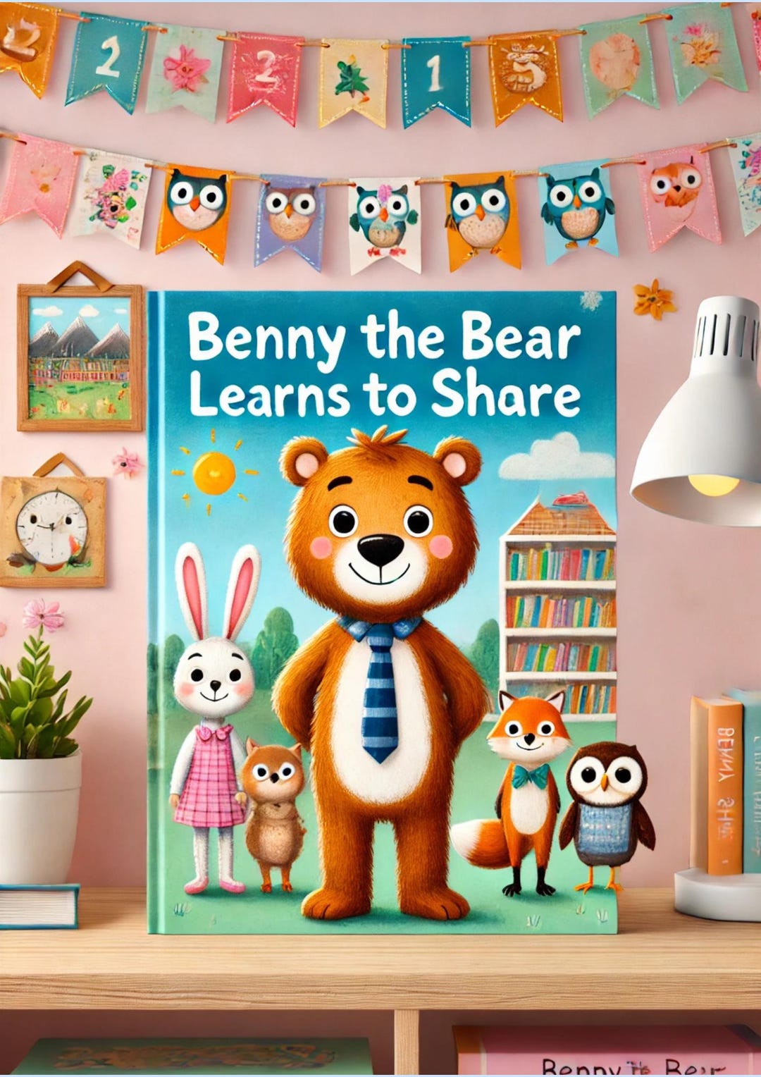 Benny the Bear Learns to Share – Printable Rhyming Storybook for Kids ...