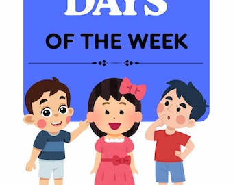 Days of the Week Printable Flashcards| Instant Download| Days of the ...