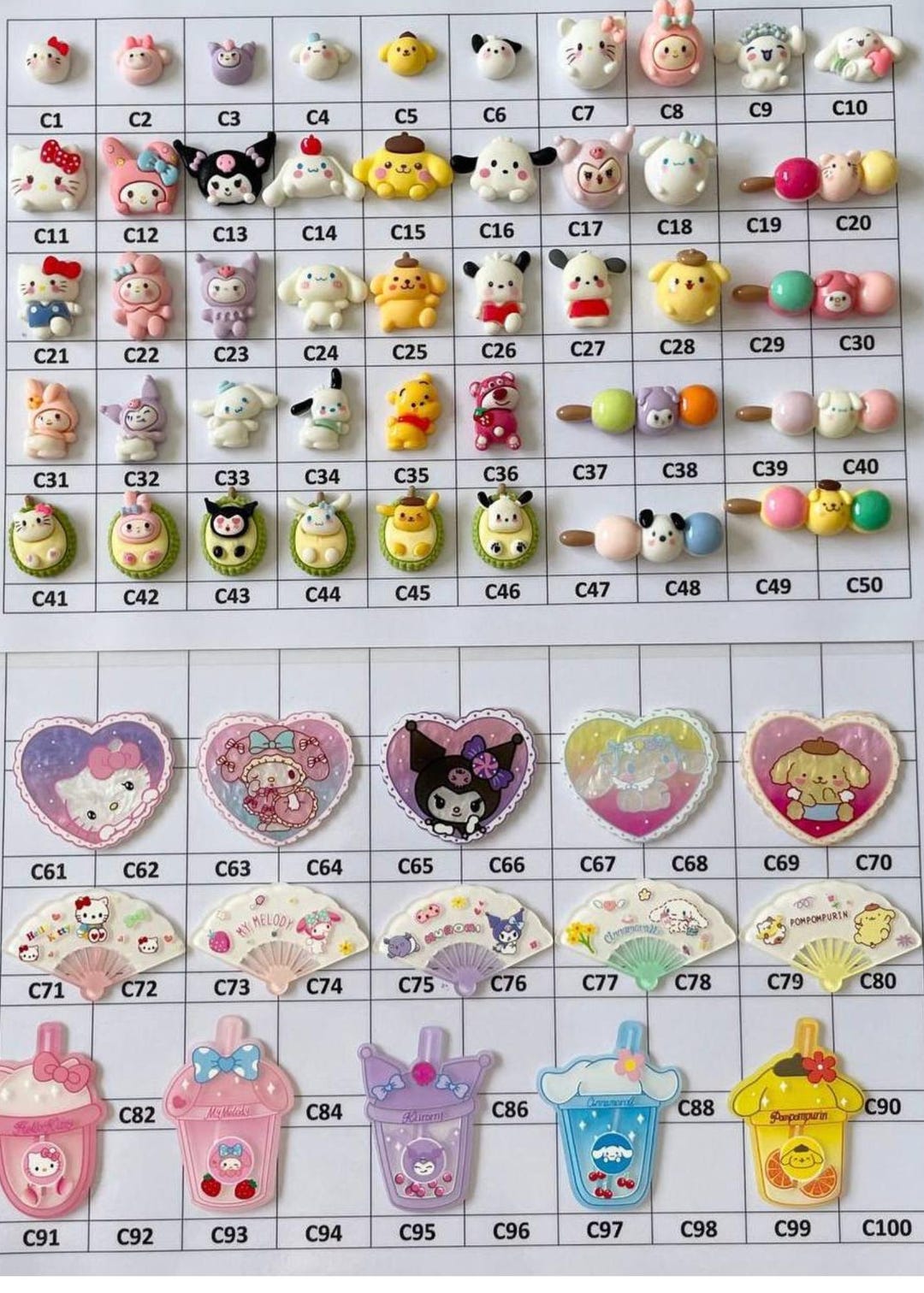 DIY Choose Your Own Charms New Charts - Etsy