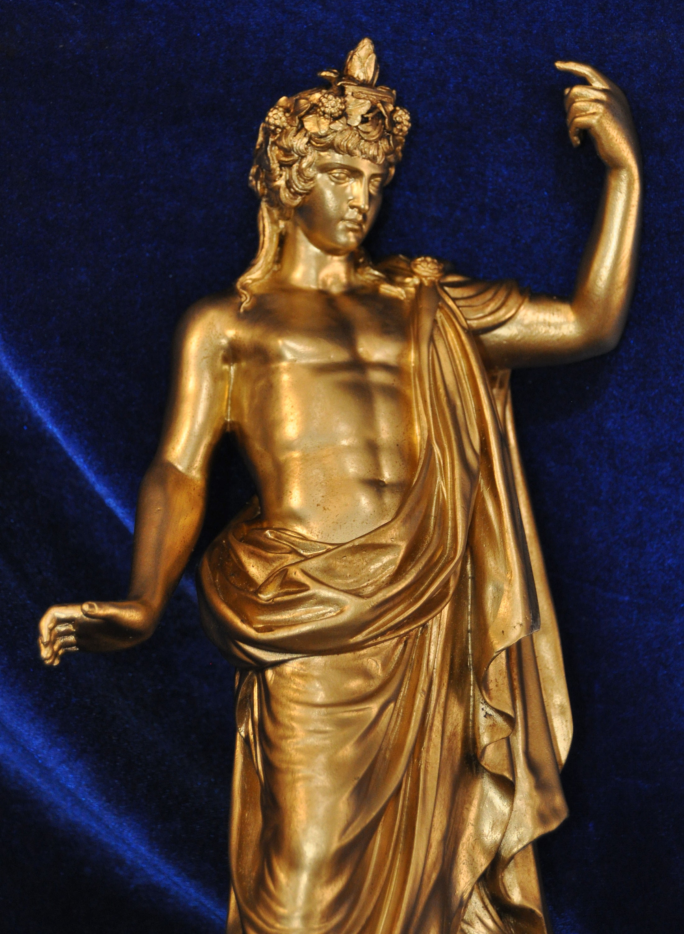 Neoclassical Bronze Bust Ormolu Antinous Braschi Vatican Museum Greek ...