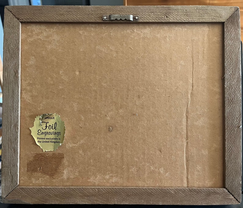 Vintage Foil Art Print - Etsy