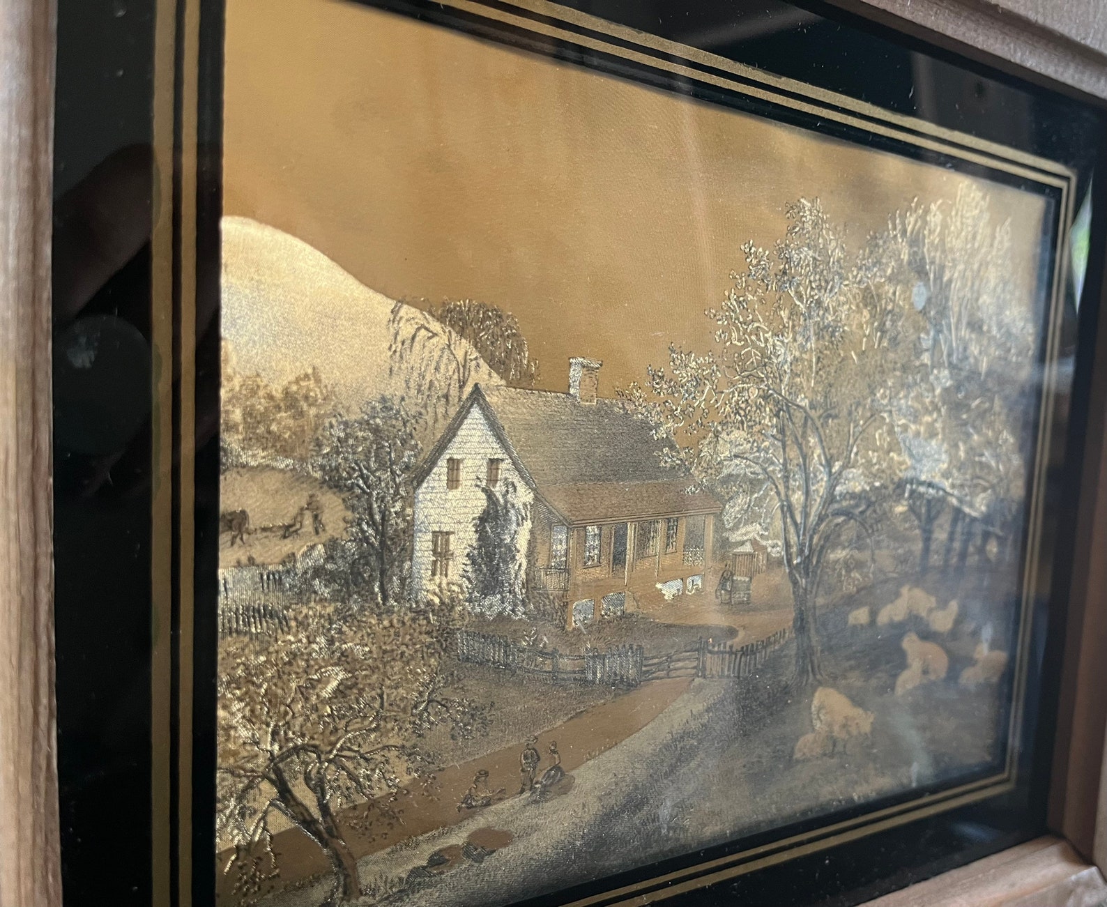 Vintage Foil Art Print - Etsy