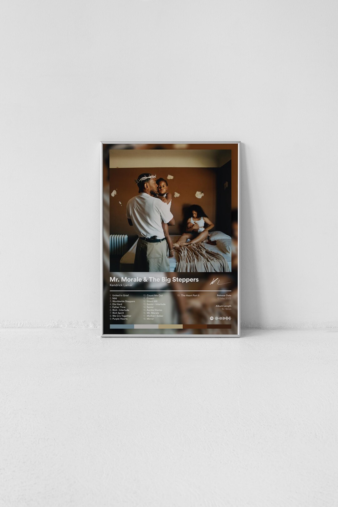 Kendrick Lamar - Mr. Morale & the Big Steppers - Digital Download Album Poster - Printable Wall ...