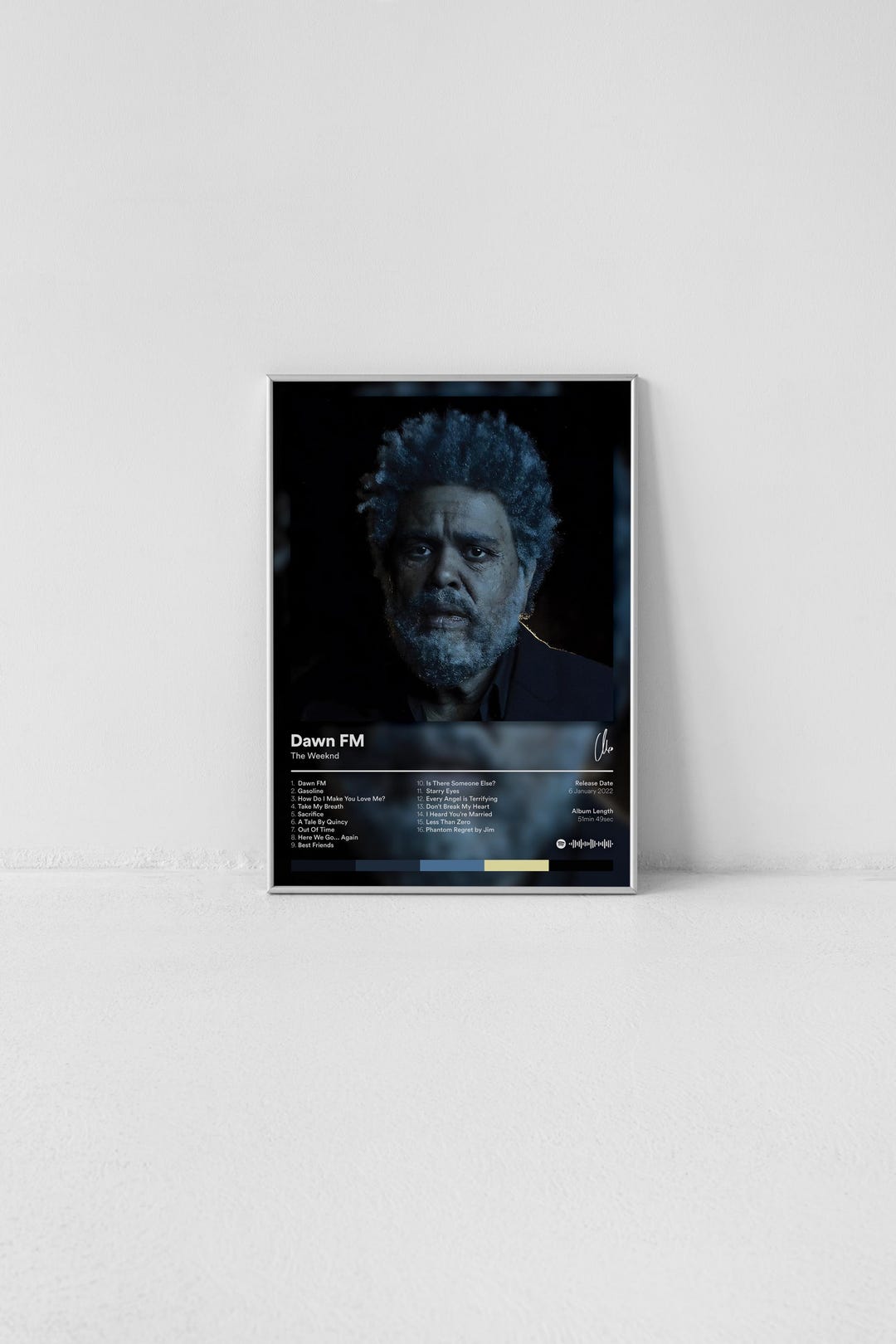 The Weeknd - Dawn FM - Digital Download Album Poster - Printable Wall ...