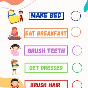Kids Chore Chart - Etsy