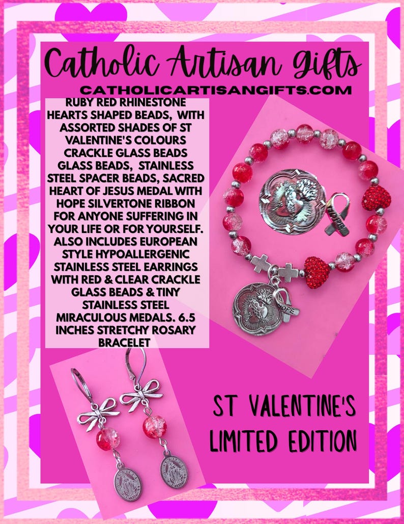 St Valentine's Day Sacred Heart of Jesus Hues of St Valentine's Day ...