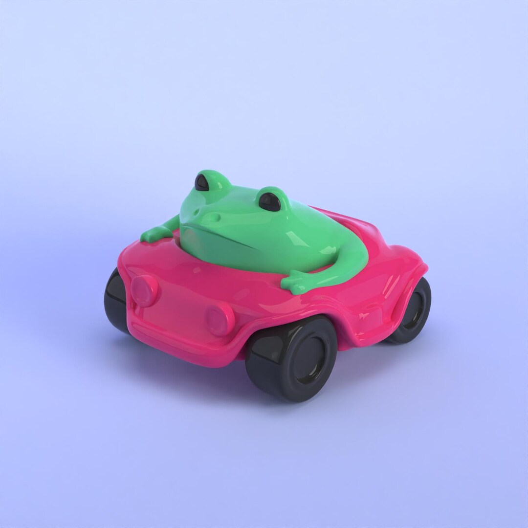 Adorable Toad Car 3D Print Digital Download File - STL - Etsy