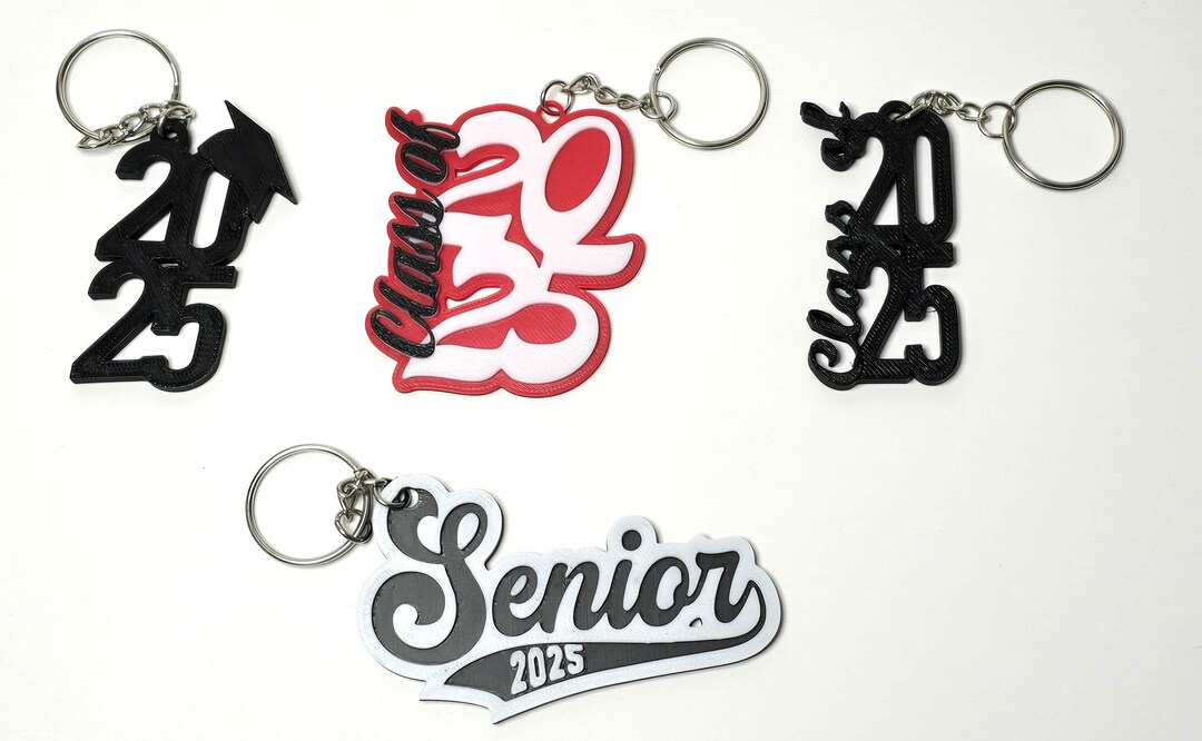 Custom Graduation Keychain – 3D Printed in Your School Colors | 4 ...