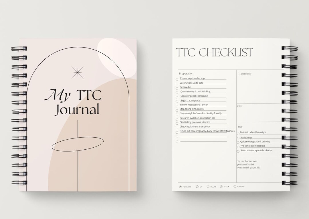 Trying to Conceive Planner | TTC Journal | Pre-pregnancy Tracker ...