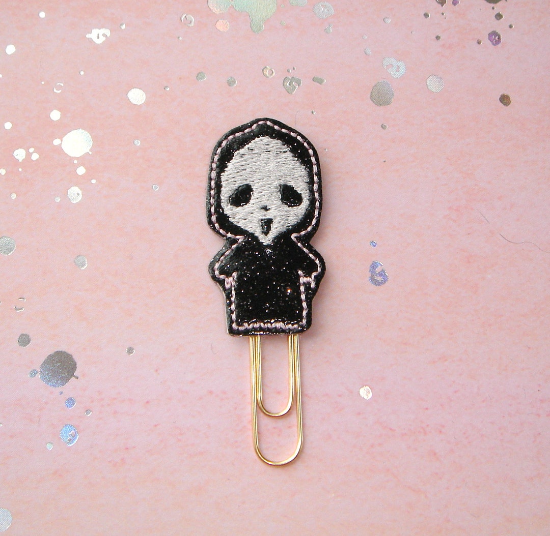 Horror Ghost Glitter Planner Paperclip - Etsy