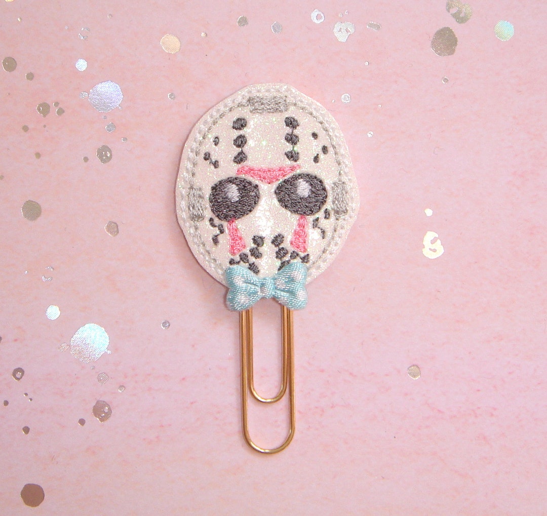 Mask Horror Cutie Planner Paperclip - Etsy