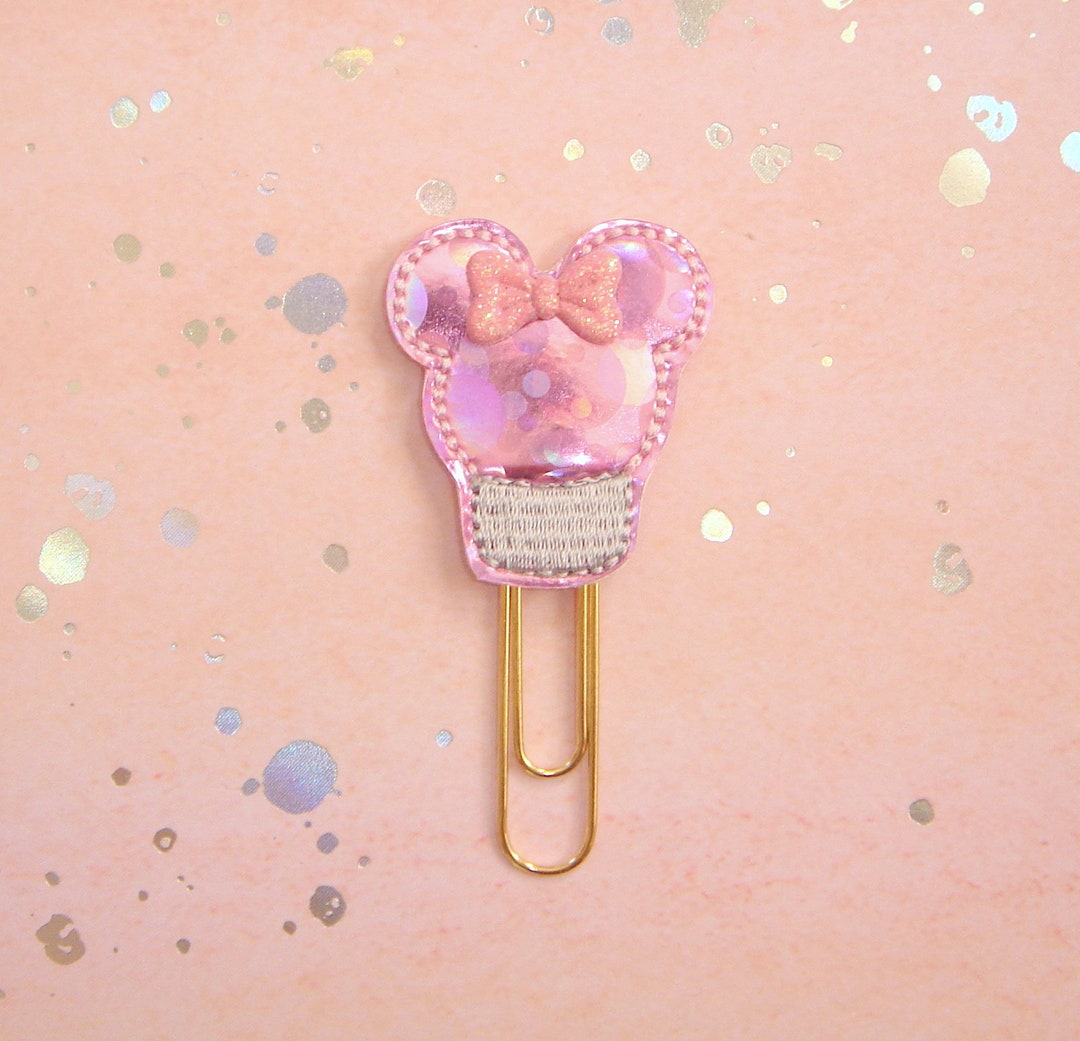 Pink Mouse Light Bulb Planner Paperclip - Etsy