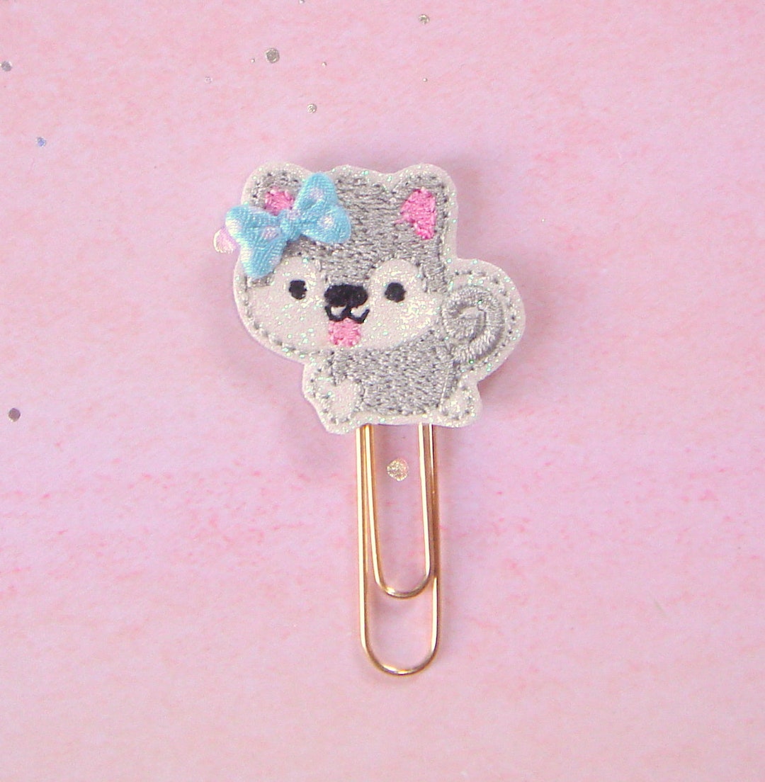 Husky Dog Planner Paperclip - Etsy
