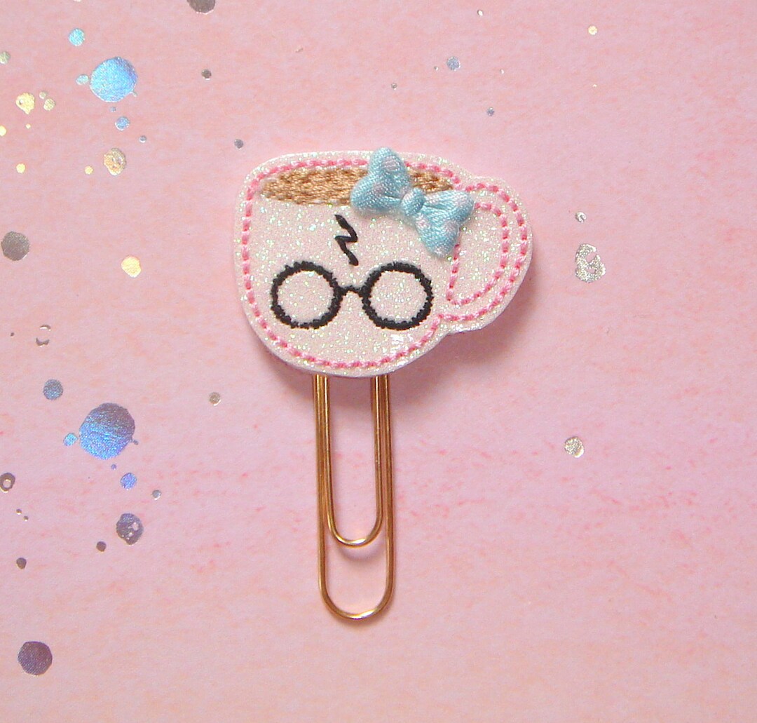 Wizard Coffee Mug Glitter Planner Paperclip - Etsy