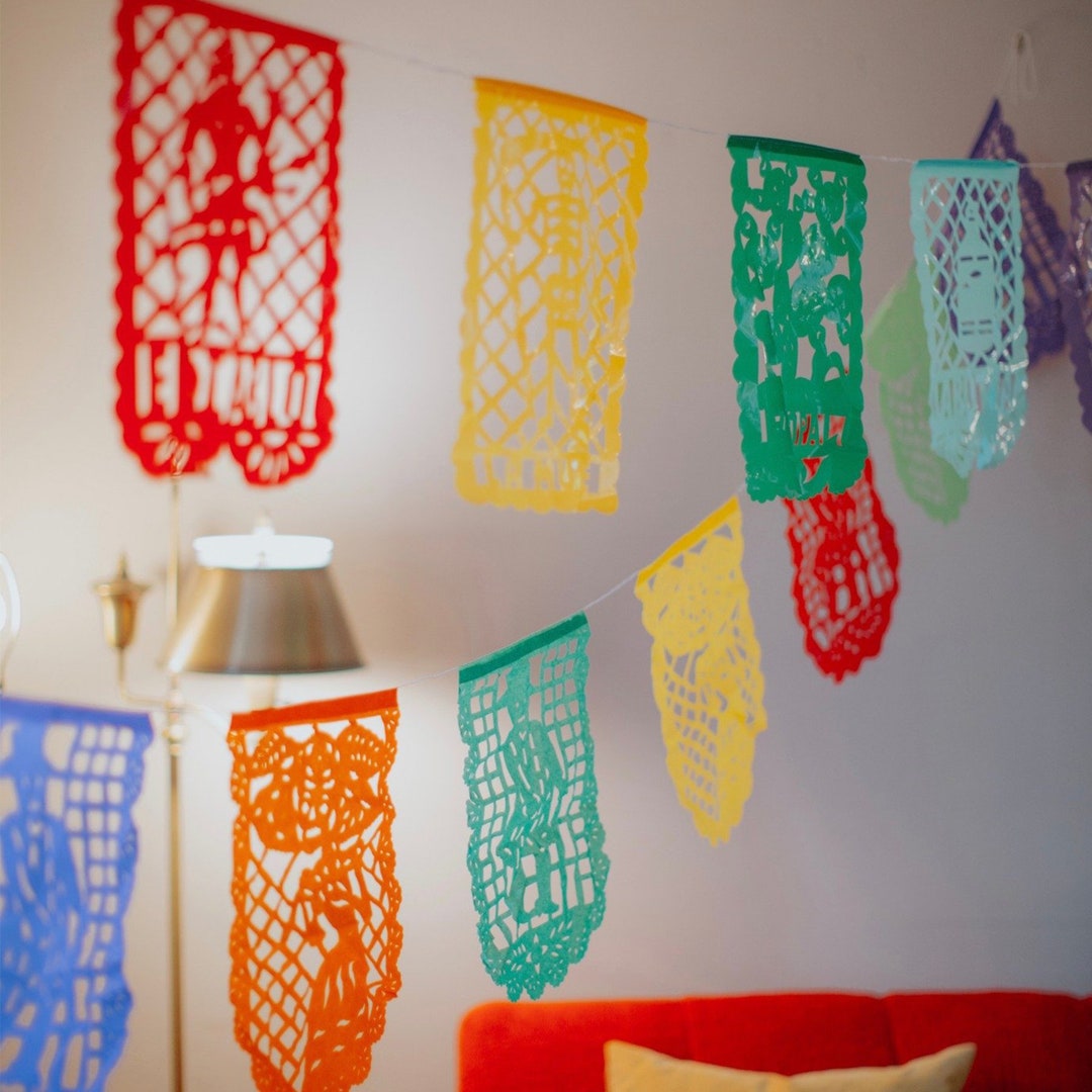 Papel Picado Fiesta Flags Mexican Flags Paper Flags - Etsy Canada