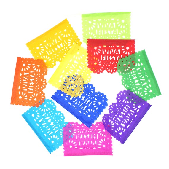 Papel Picado Mini Fiesta banderas banderas mexicanas banderas | Etsy México