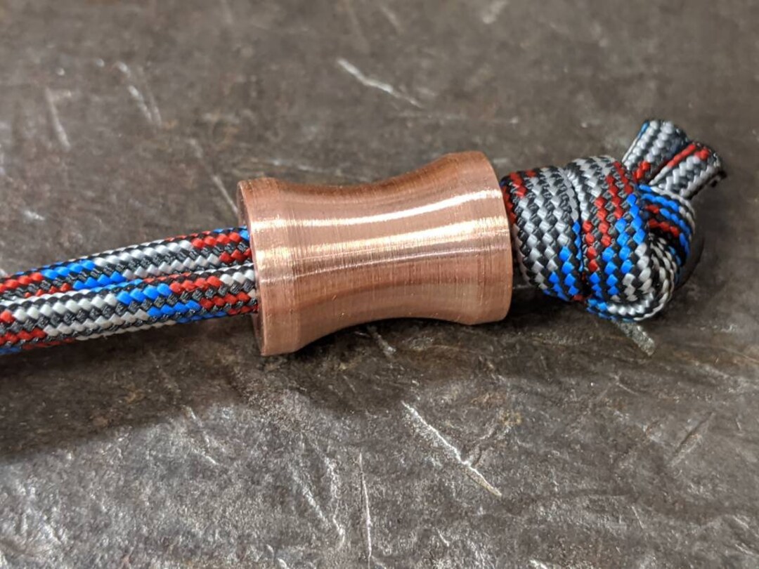 Medium Spool Copper Lanyard Bead and a Free Paracord Lanyard - Etsy