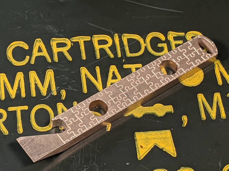 Brass Puzzle Pattern Pry Bar - Etsy