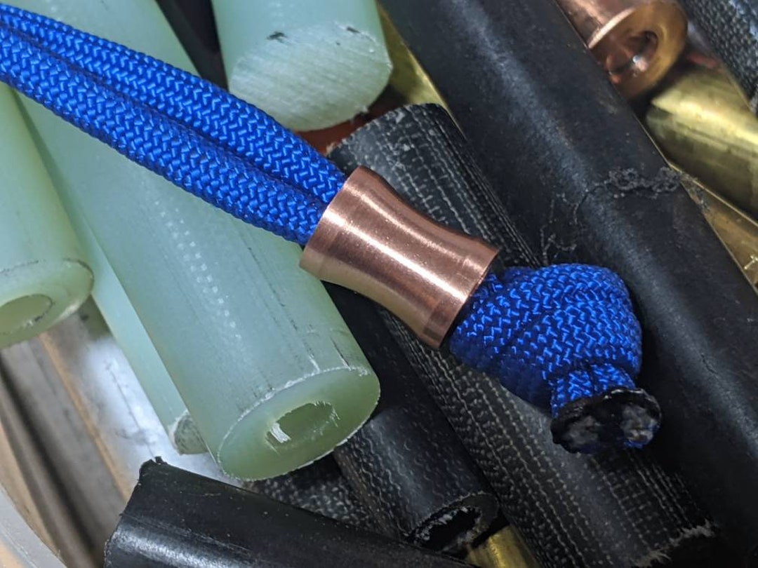 Small Spool Copper Lanyard Bead and a Free Paracord Lanyard - Etsy