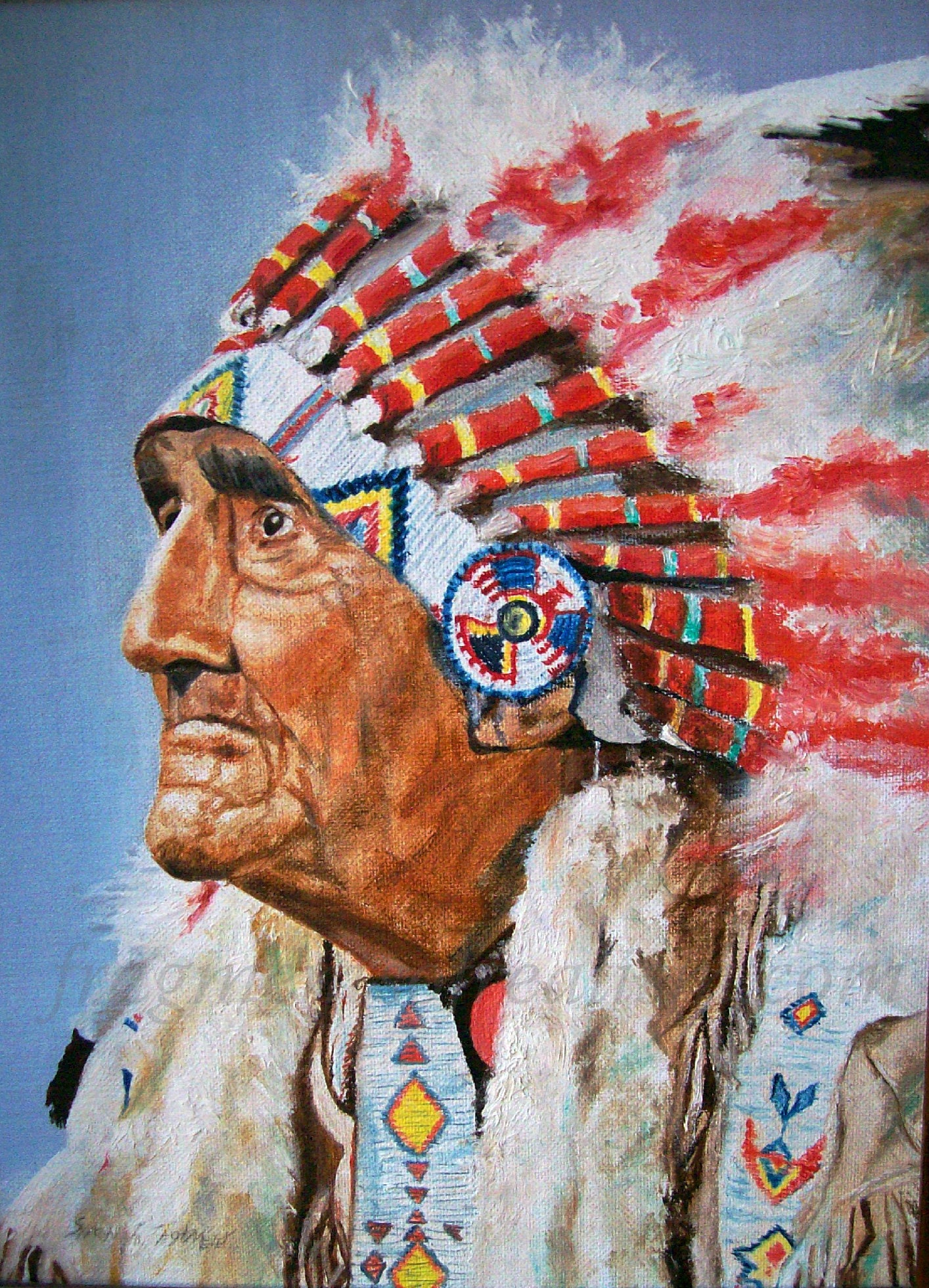 Sioux Chief Print- Choice of 8 X 10 or Digital Download - Etsy