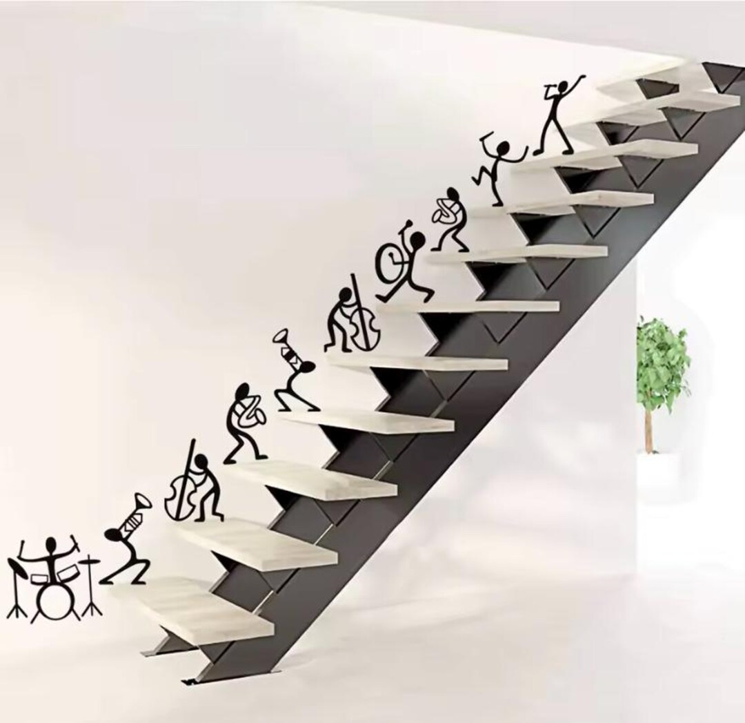 Creative Music Band Wall Sticker – Waterproof Artistic Vinyl Decal for ...