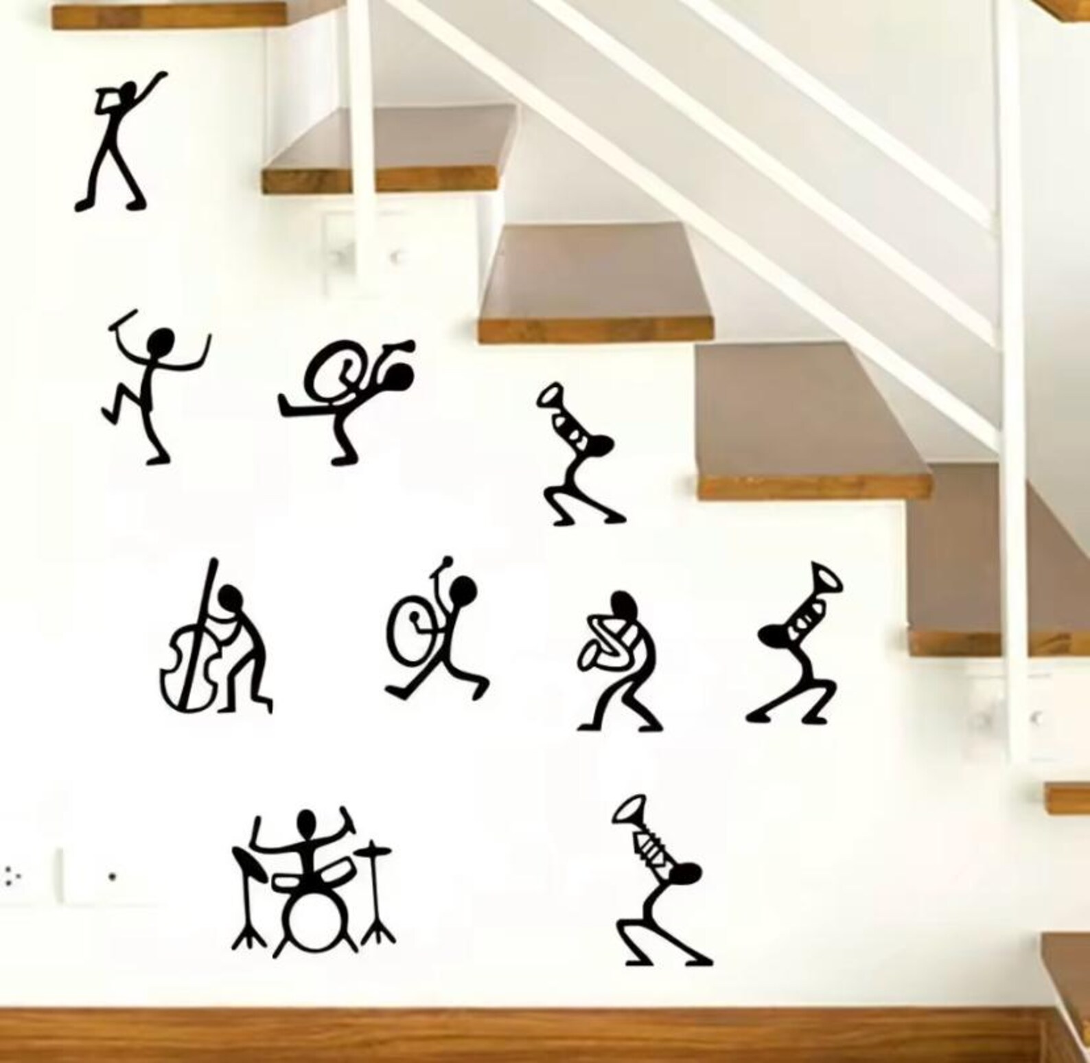 Creative Music Band Wall Sticker – Waterproof Artistic Vinyl Decal for ...