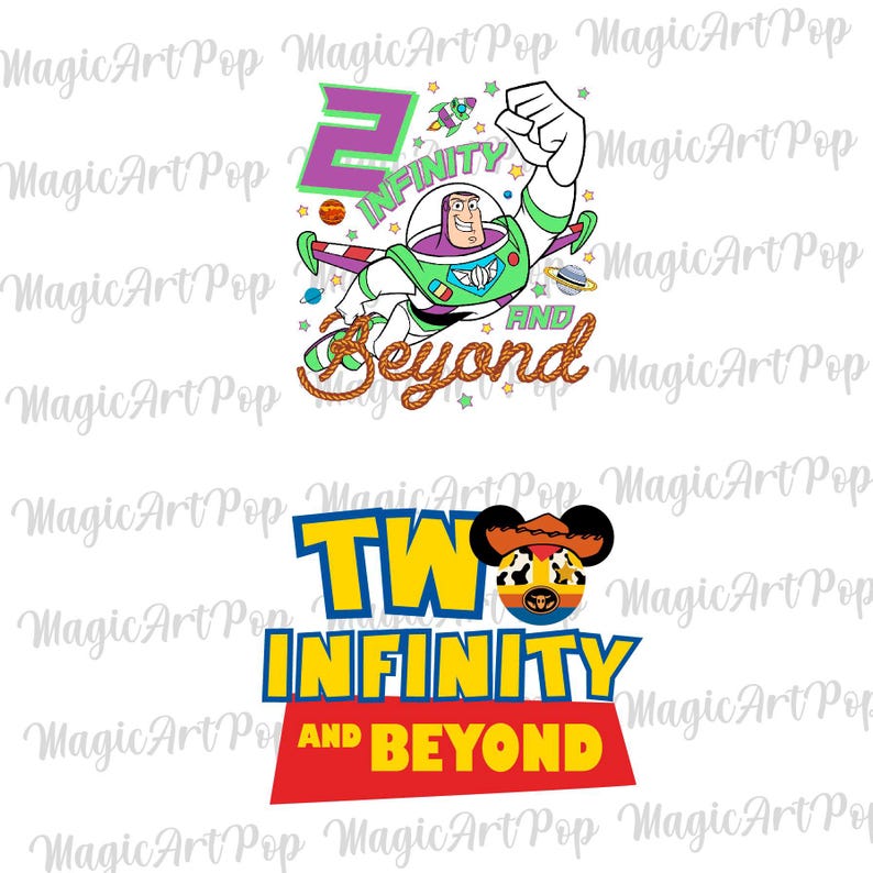 Two Infinity and Beyond Toy Story Svg Png, Family Birthday Boy Svg ...