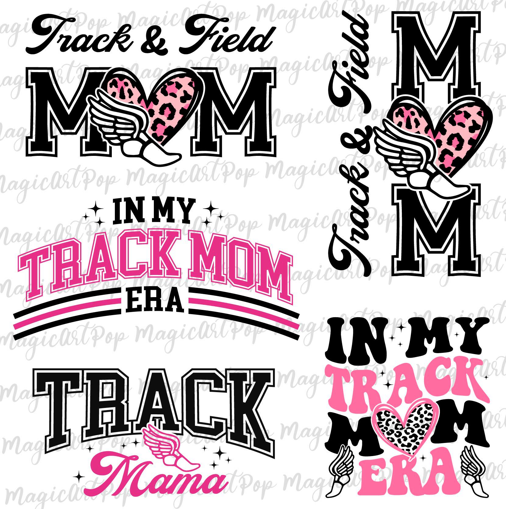 Track and Field Mom Svg Png Bundle, Loud and Proud Track Mom Svg, Track ...