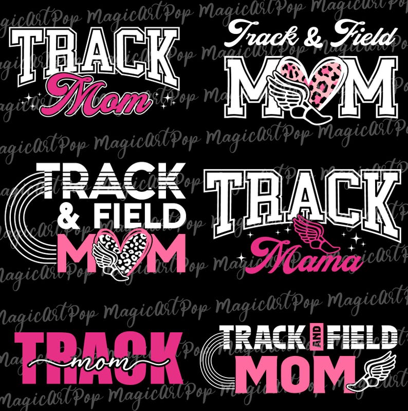 Track and Field Mom Svg Png Bundle, Loud and Proud Track Mom Svg, Track ...