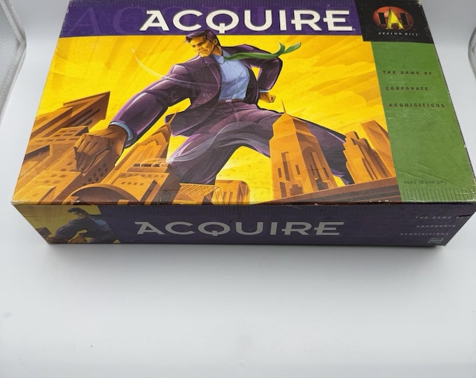 Avalon Hill Acquire Strategy Board Game of Corporate Acquisitions 1999 ...