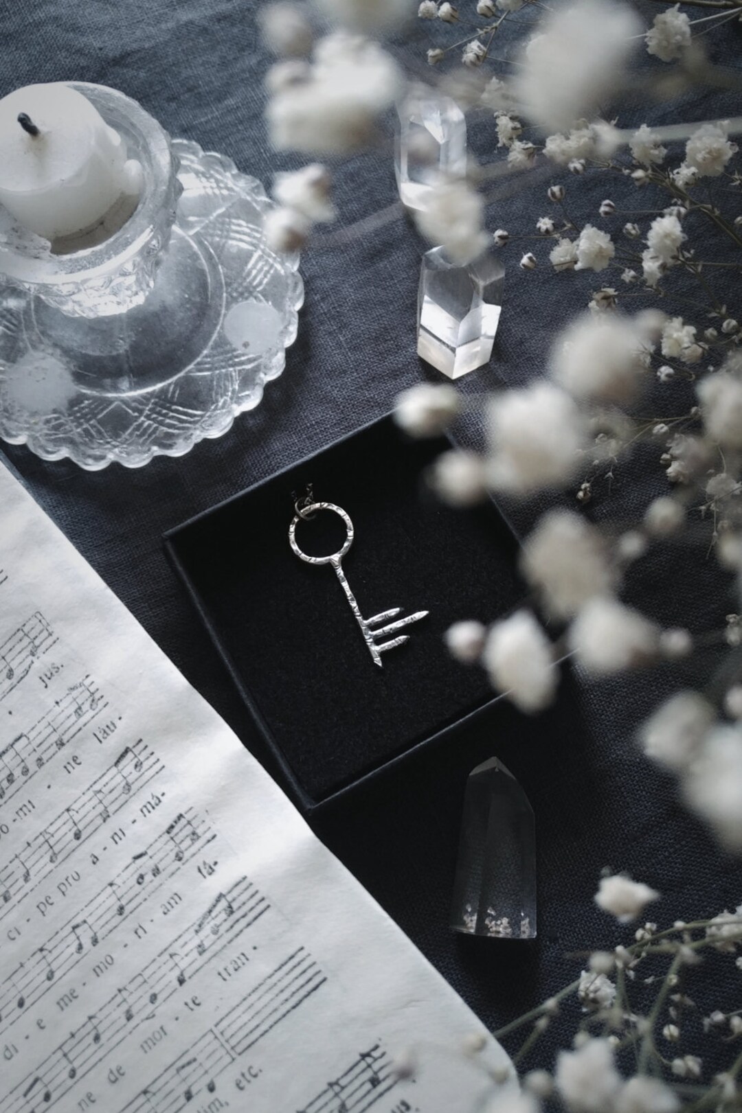 Key to Hell. Sandman Inspired Talisman (sustainable Recycled Sterling ...