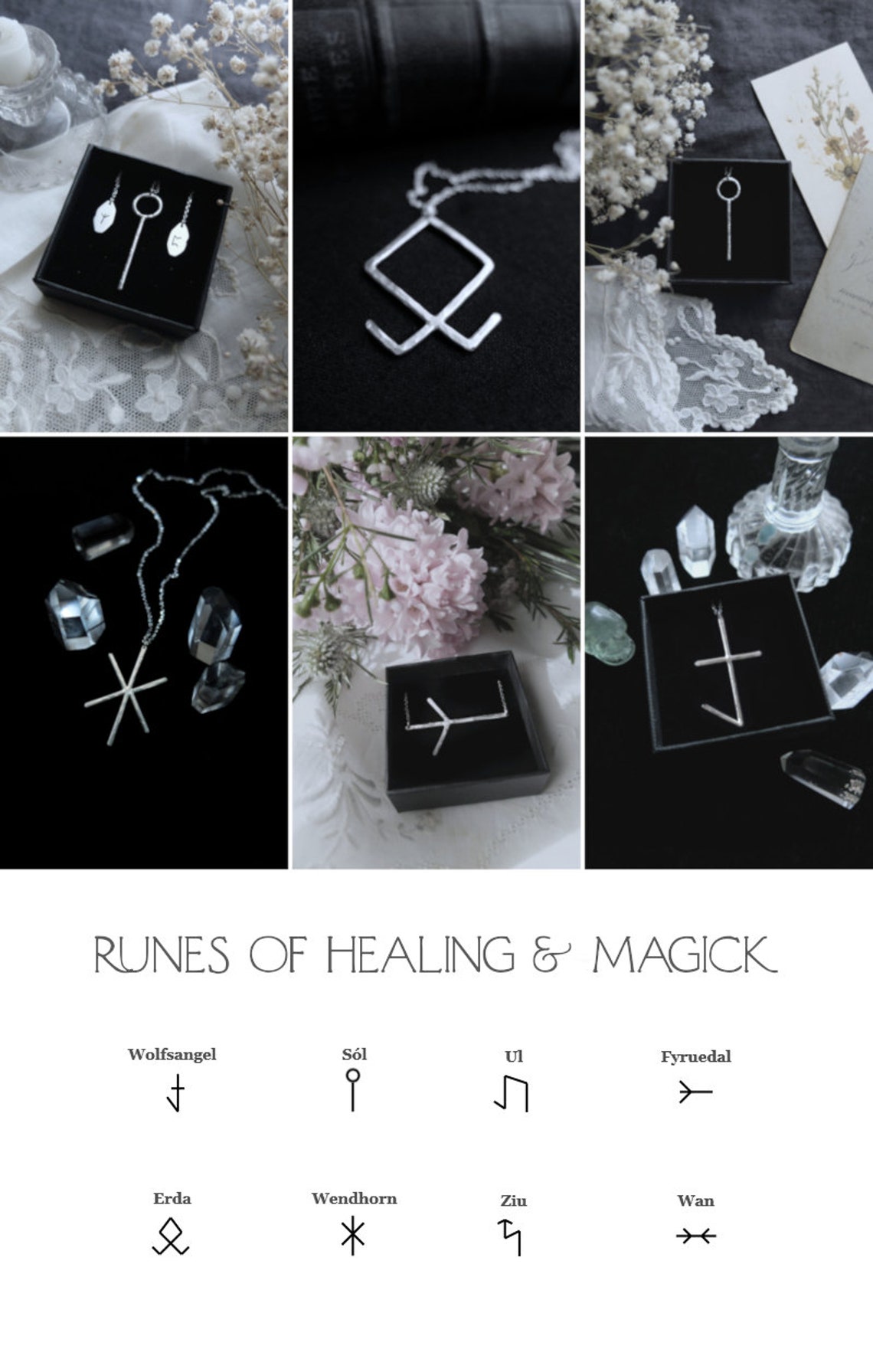 Seidr. Runic Talisman. Medieval Runes of Healing & Magick. Bespoke ...