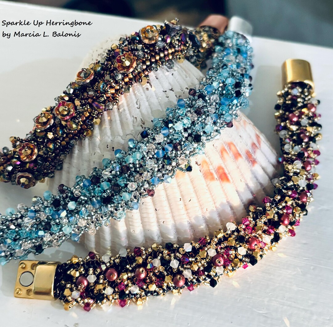 KIT and Pattern Sparkle up Herringbone Tube Tutorial - Etsy