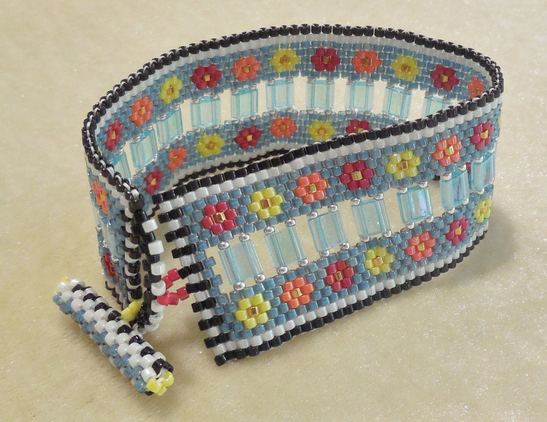 PATTERN Tila Flower Peyote Word Chart With Spacing - Etsy