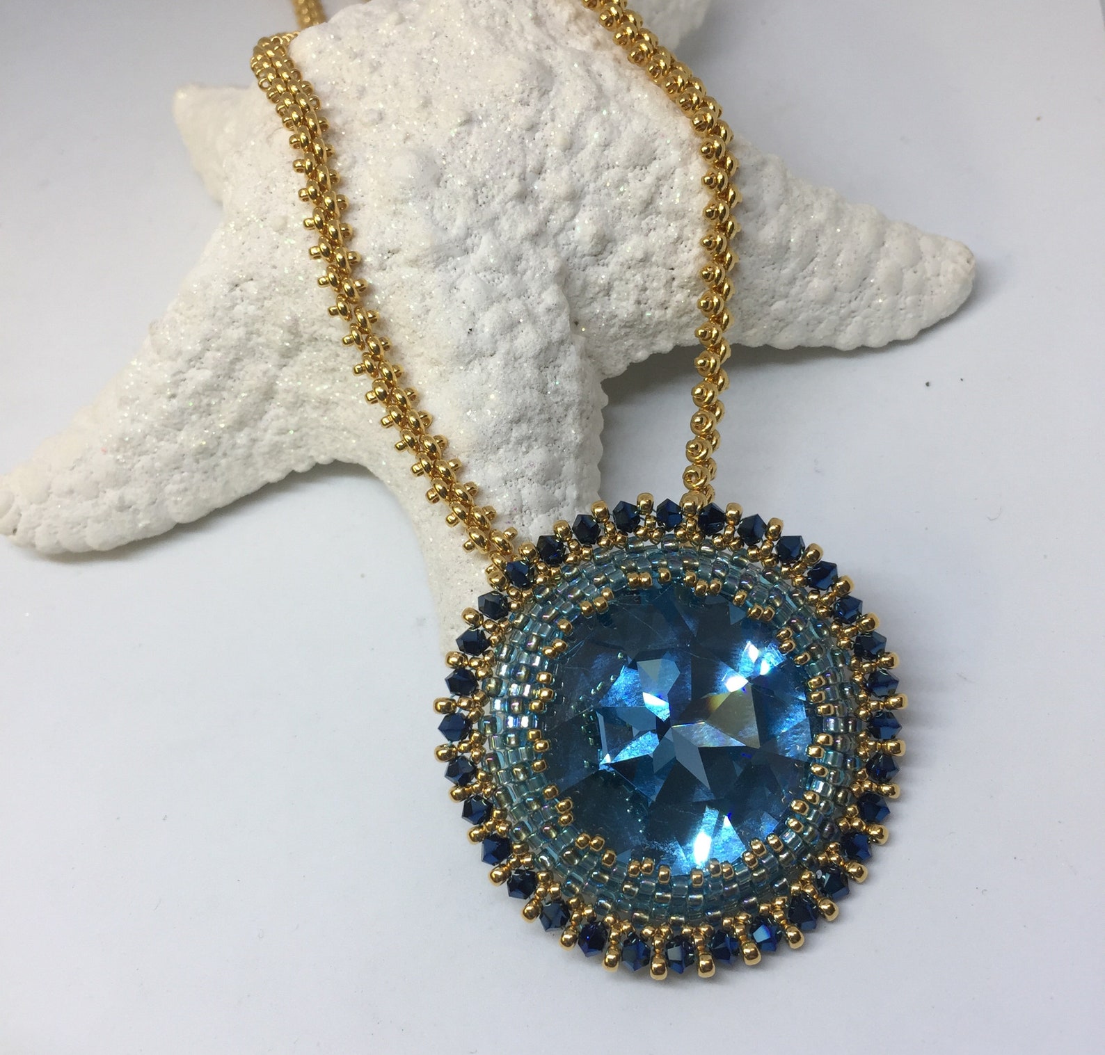 PATTERN Tutorial Bead Woven Chain Using O Beads or Demi Round 8 Bicycle ...