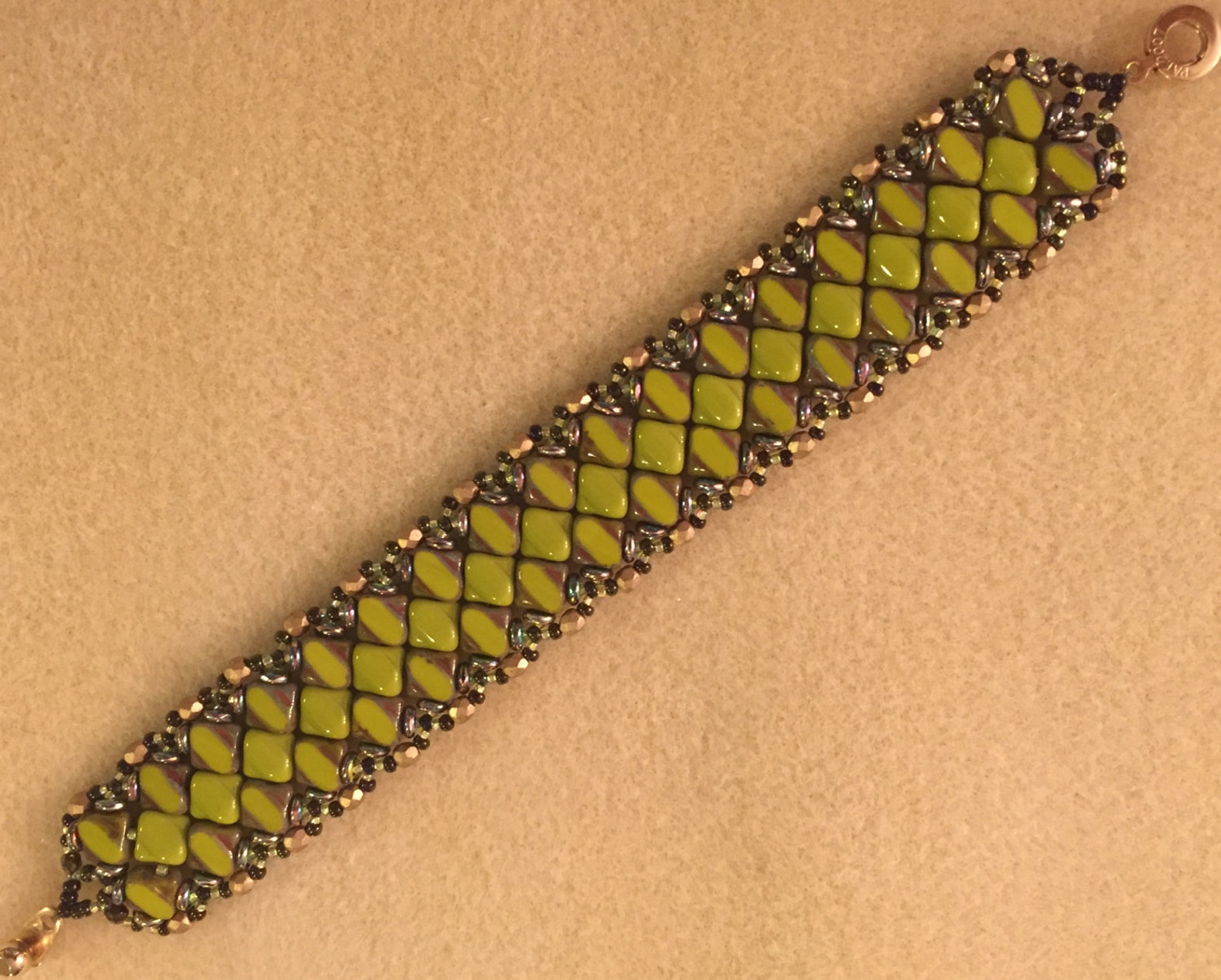 PATTERN Side Winder Tutorial Cuff Silky Beads Cuff - Etsy