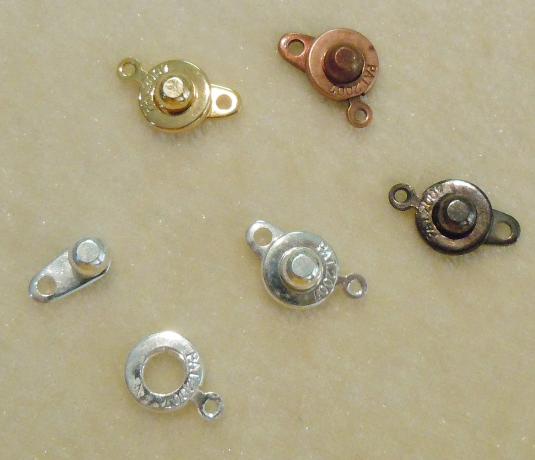 2 Dozen Snap Clasps Ships FREE for Beaded Jewelry Patented Ball ...
