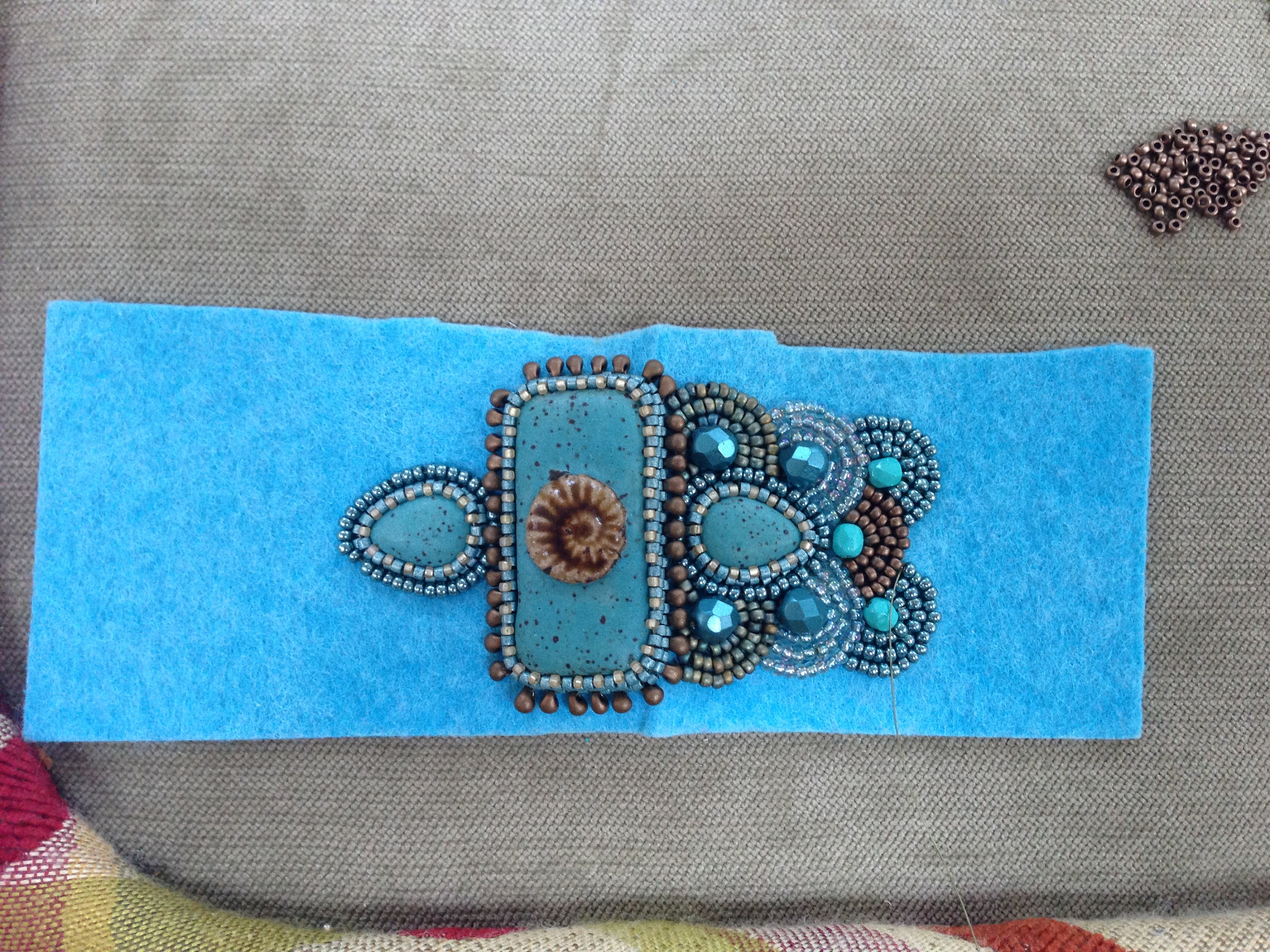 Pattern Tutorial Suburban Girl Bead Embroidery Cuff Bracelet - Etsy